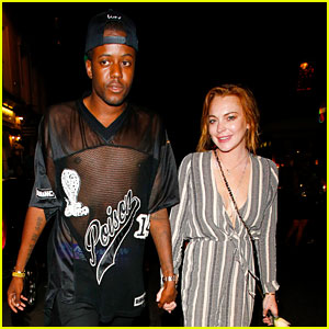 Lindsay Lohan Holds Hands with Blogger Vas J Morgan | Lindsay Lohan ...
