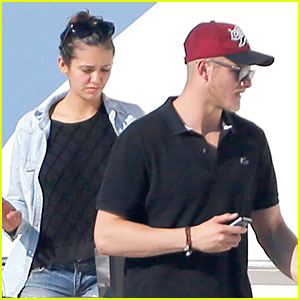 Nina Dobrev & Alexander Ludwig Hang Out On a Yacht in Ibiza ...
