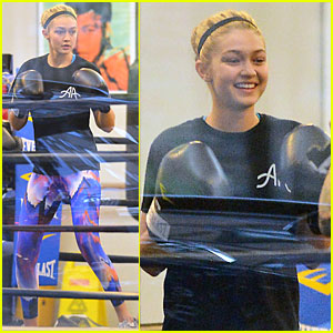 Gigi Hadid Puts Her Energy Into Boxing Workout | Gigi Hadid | Just ...