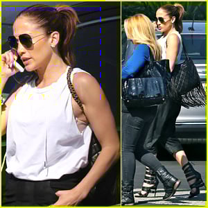 Jennifer Lopez Puts Her Impressive Arms on Display for Business Meeting ...