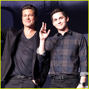 Brad Pitt & Logan Lerman Take the Stage for ‘Fury’ in Seoul! | Brad ...
