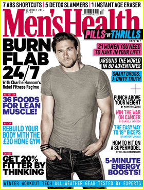 Charlie Hunnam Muscles Up for ‘Men’s Health UK’ December Cover ...