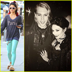 Vanessa Hudgens & Austin Butler Vamp It Up For Halloween | 2014 ...