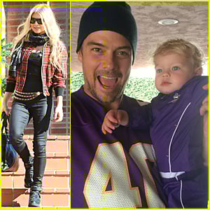 Fergie’s Son Axl is Cute As a Button on Football Game Day | Axl Duhamel ...