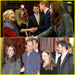 Hilary Clinton Looks So Excited to Meet Up with Kate Middleton & Prince ...