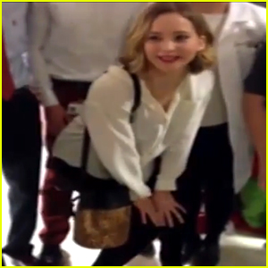 Jennifer Lawrence Makes Funny Poop Joke at Children’s Hospital (Video) | Jennifer Lawrence ...