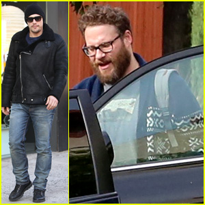 Seth Rogen Arrives at Sony Studios After Defending ‘The Interview’ on ...