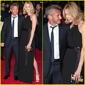 Charlize Theron Gets Doting Look From Sean Penn at ‘Gunman’ Premiere ...