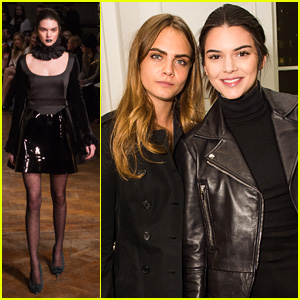 Cara Delevingne Hangs With Kendall Jenner & Sam Smith at London Fashion ...