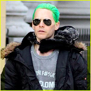 Jared Leto’s Green Hair Is Slicked Back for Toronto Bike Ride | Jared ...