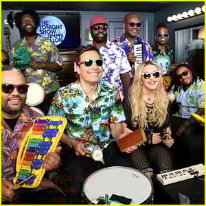 Madonna Performs ‘Holiday’ With Jimmy Fallon & The Roots on Classroom ...