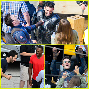 ‘Captain America: Civil War’ Cast Look Like They Had an Amazing Time On ...