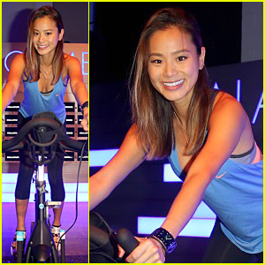 Jamie Chung Is Full of Adrenaline at Samsung Studio Spin Class | Jamie ...