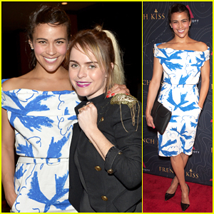 Paula Patton Buddies Up with ‘OITNB’s Taryn Manning at ‘French Kiss ...