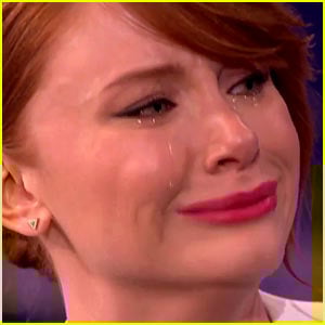 Bryce Dallas Howard Cries on Command for ‘Conan’ (Video) | Bryce Dallas ...