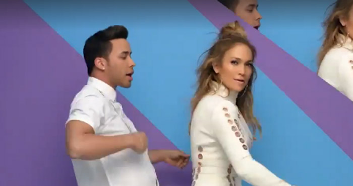 Jennifer Lopez Looks White Hot in Prince Royce’s ‘Back It Up’ Music ...