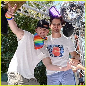 Channing Tatum & Matt Bomer Dance on L.A. Pride Float! | Adam Rodriguez ...