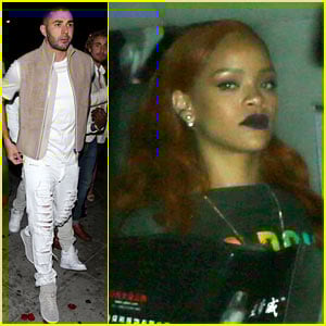 Rihanna Steps Out for a Club Night with Rumored Boyfriend Karim Benzema ...