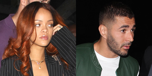 Rihanna & Karim Benzema Hit Same Nightclub As Her Ex Chris Brown ...