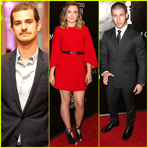 Andrew Garfield Shows Off New Mustache At HFPA’s Grants Banquet | 2015 ...
