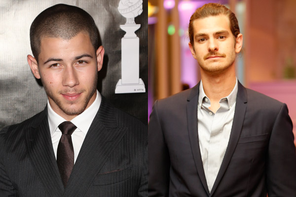 Andrew Garfield Shows Off New Mustache At HFPA’s Grants Banquet | 2015 ...