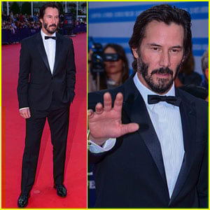 Keanu Reeves Suits Up For ‘Everest’ Premiere | Jason Clarke, Keanu ...