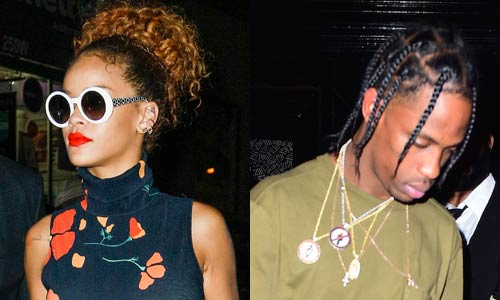 Rihanna Parties With Rumored Boyfriend Travis Scott in NYC | Rihanna ...