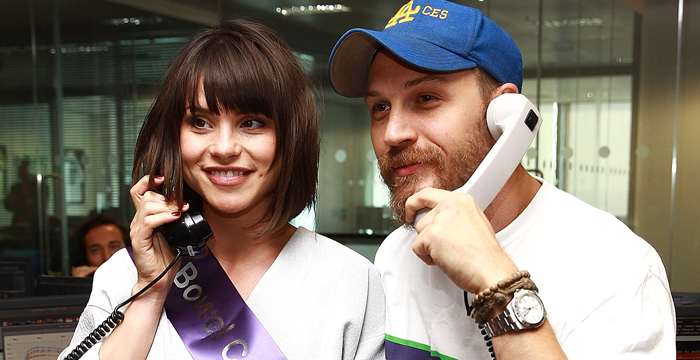 Tom Hardy & Pregnant Wife Charlotte Riley Join Emilia Clarke For BGC ...