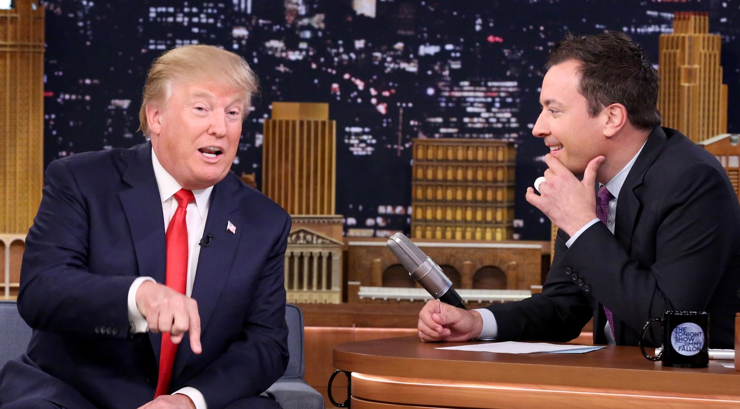 Donald Trump on ‘Fallon’ – Watch Him Interview Himself! (Video ...