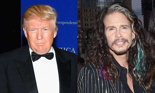 Steven Tyler Threatening to Sue Donald Trump Over ‘Dream On’ Use During ...