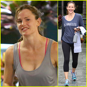 Jennifer Garner Breaks a Sweat During Her Workout | Jennifer Garner ...
