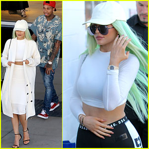 Kylie Jenner Wears Two Midriff Baring Outfits in One Afternoon | Kylie ...