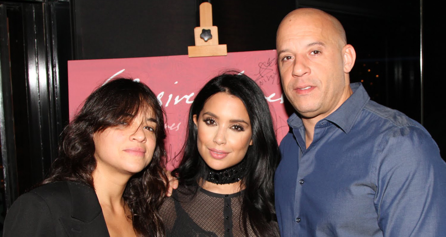 Michelle Rodriguez Reunites With Vin Diesel for Pal’s Book Event ...