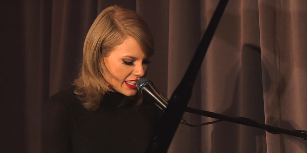 Watch Taylor Swift Sing Ballad Version of ‘Out of the Woods’ | Music ...