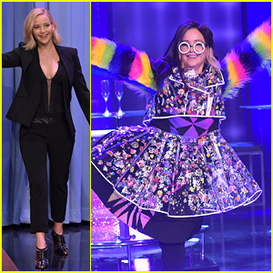 Jennifer Lawrence Wore the Craziest Outfit Ever on ‘Fallon’ | Jennifer ...