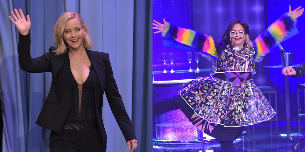 Jennifer Lawrence Wore the Craziest Outfit Ever on ‘Fallon’ | Jennifer ...