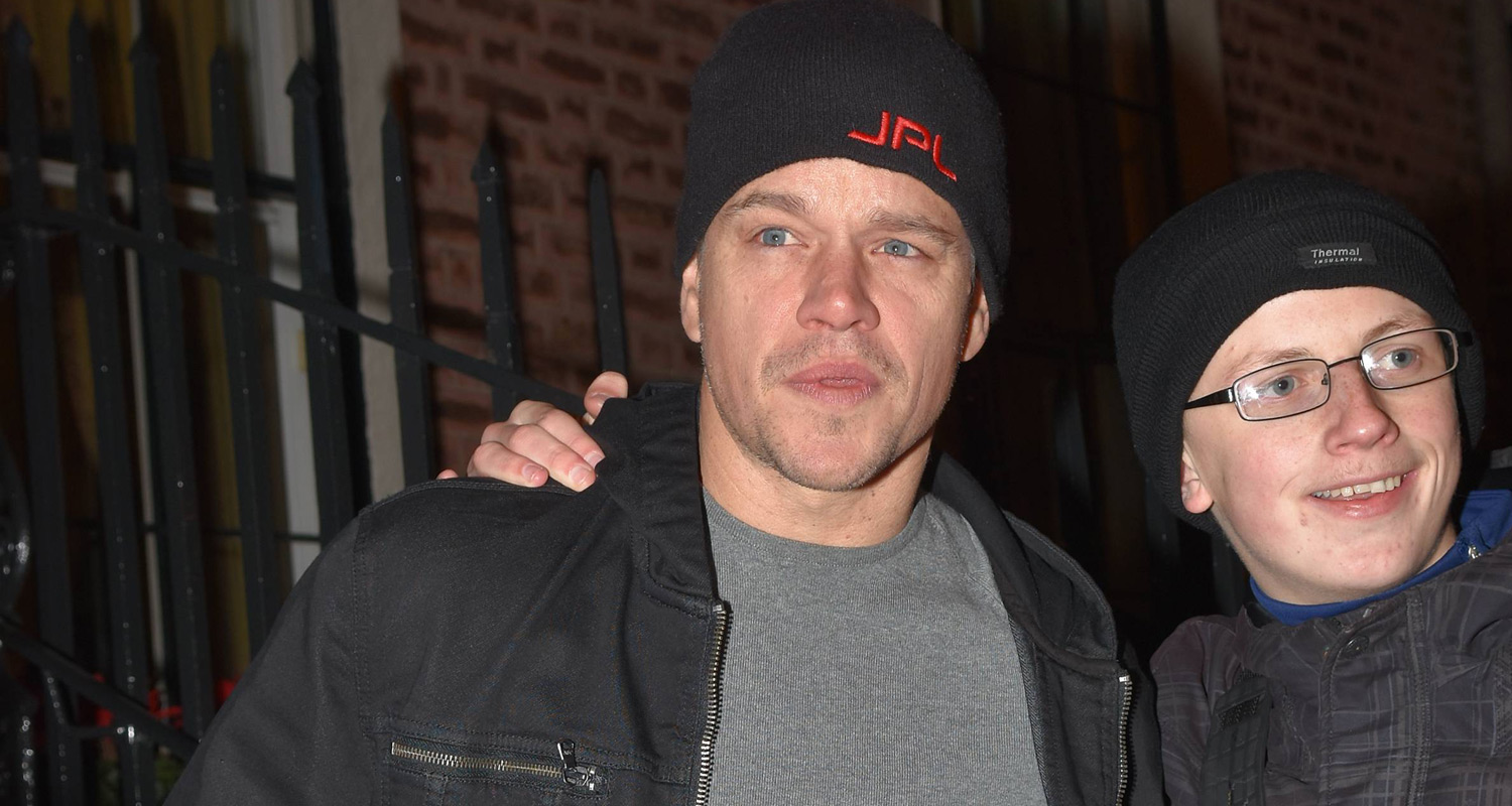 Matt Damon & Colin Farrell Hit Up the U2 Concert in Dublin | Colin ...