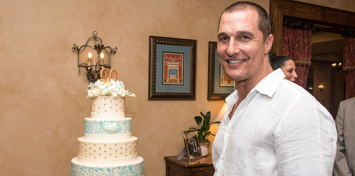 Matthew McConaughey Celebrates Big Birthdays All Week! | Matthew ...