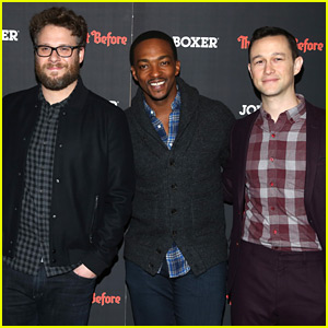Seth Rogen, Joseph Gordon-Levitt, & Anthony Mackie Premiere ‘The Night ...
