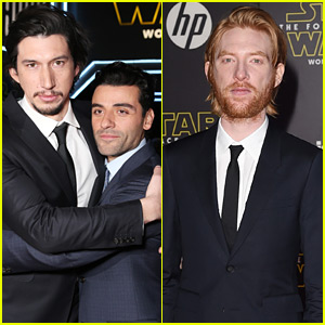 Adam Driver, Oscar Isaac, & Domhnall Gleeson Arrive for ‘Star Wars: The ...