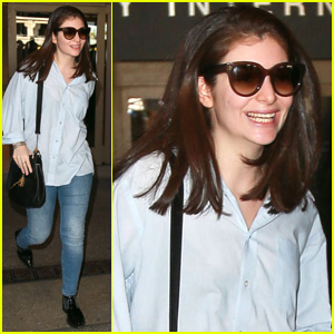 Lorde Looks Totally Different With Straight Hair! | Lorde : Just Jared