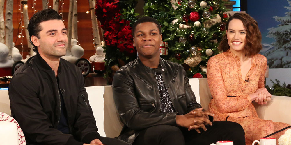 Daisy Ridley, John Boyega, & Oscar Isaac Talk ‘Star Wars: The Force ...