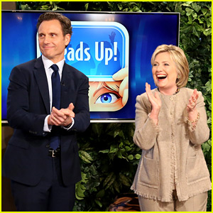 Hillary Clinton Plays ‘Heads Up’ with Tony Goldwyn on ‘Ellen’! | Ellen ...