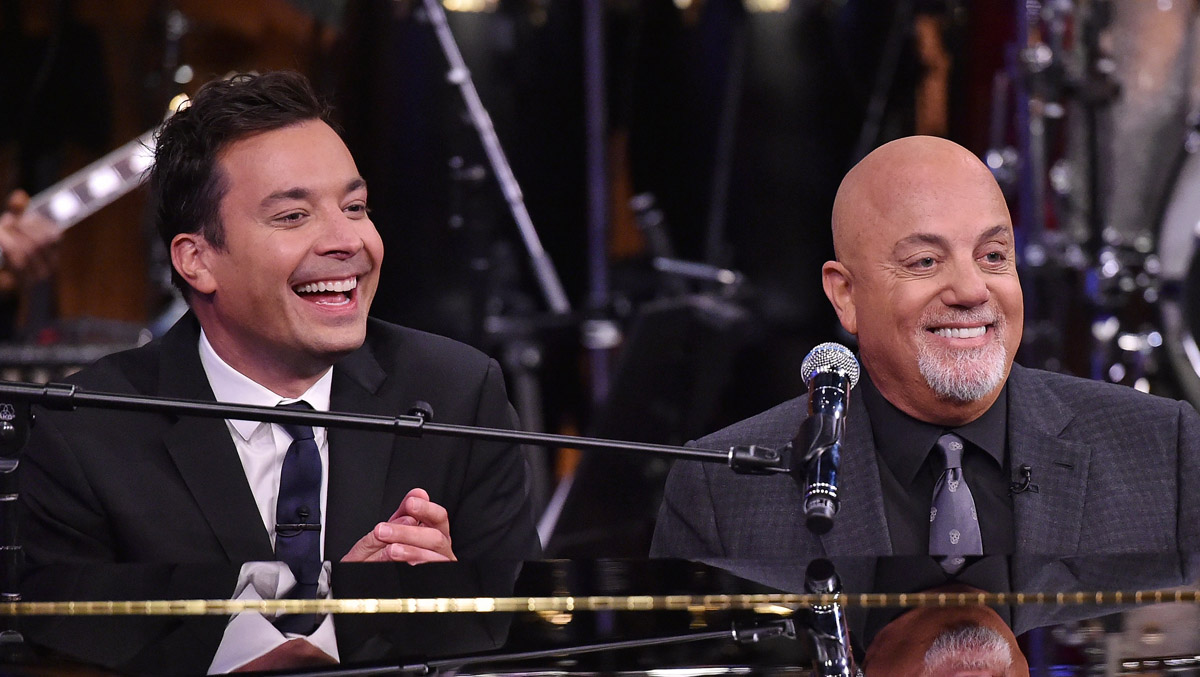Billy Joel & Jimmy Fallon Sing Impromptu Doo-Wop of ‘The Longest Time ...