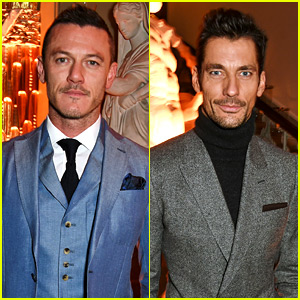 Luke Evans & David Gandy Kick Off London Collections: Men | David Gandy ...