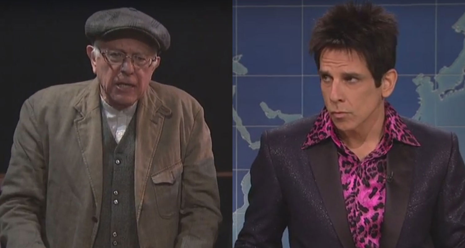 Bernie Sanders & the ‘Zoolander’ Guys Stop by ‘Saturday Night Live ...