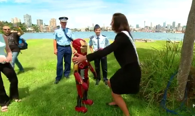Iron Boy Granted Wish, Robert Downey Jr. Makes Him Honorary Avenger ...
