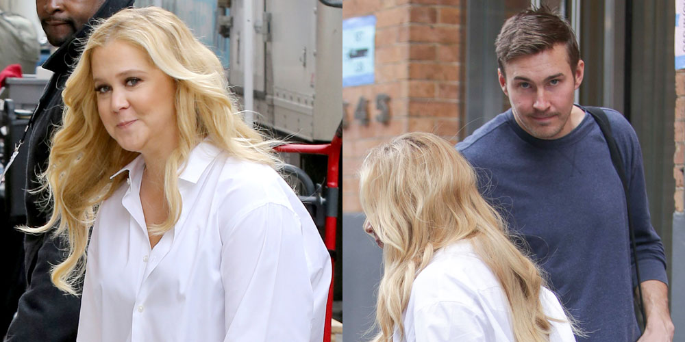 Amy Schumer Gets a Set Visit from Boyfriend Ben Hanisch! | Amy Schumer ...