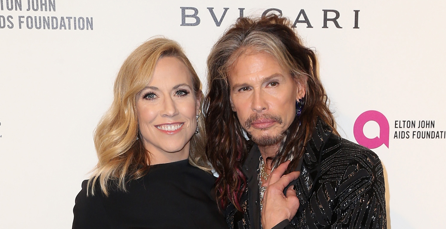 Sheryl Crow & Steven Tyler Hug it Out at Elton John’s Oscar Party ...