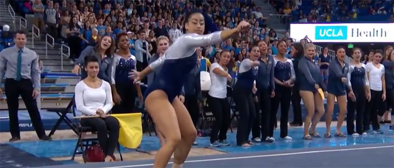 UCLA Gymnast Nails Floor Routine to ‘Watch Me (Whip/Nae Nae)’ – Watch ...